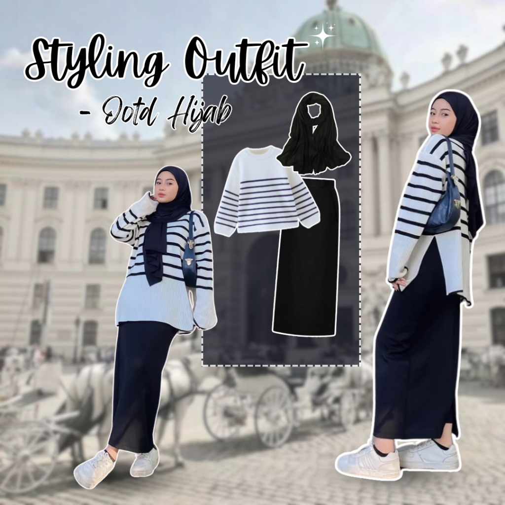 Jual Setelan OOTD Hijab Casual Outfit Remaja Outfit Terbaru Kekinian ...