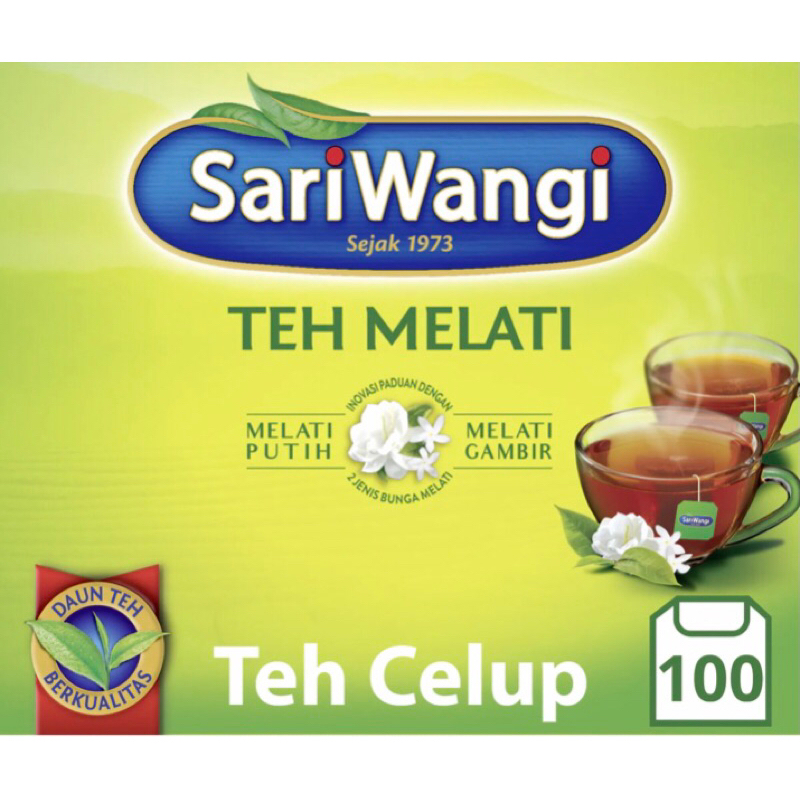 Jual TEH SARIWANGI MELATI KEMASAN SACHET (1 RENCENG ISI 12PCS) | Shopee ...