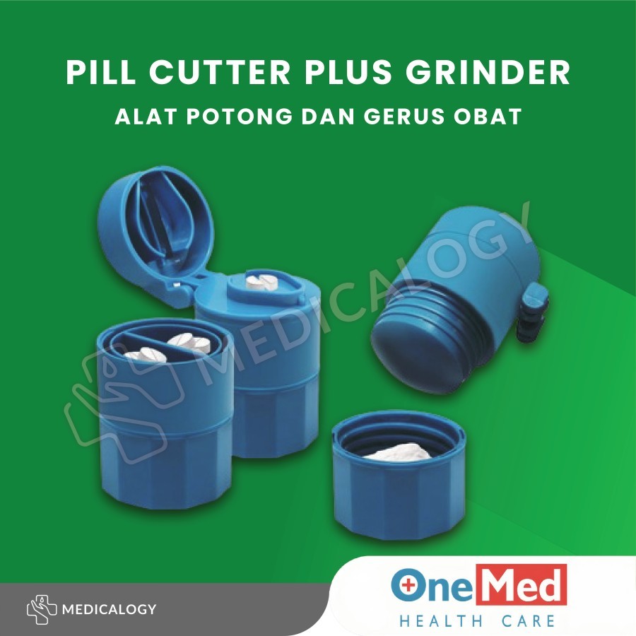 Jual Pill Cutter Plus Grinder Alat Pemotong dan Penggerus Penghancur ...