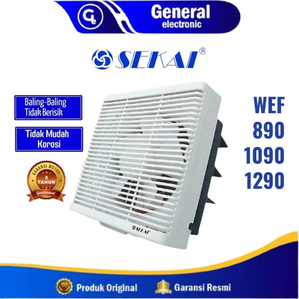 Jual Exhaust / Hexos / Heksos Fan SEKAI WEF-890 - WEF-1090 - WEF-1290 ...