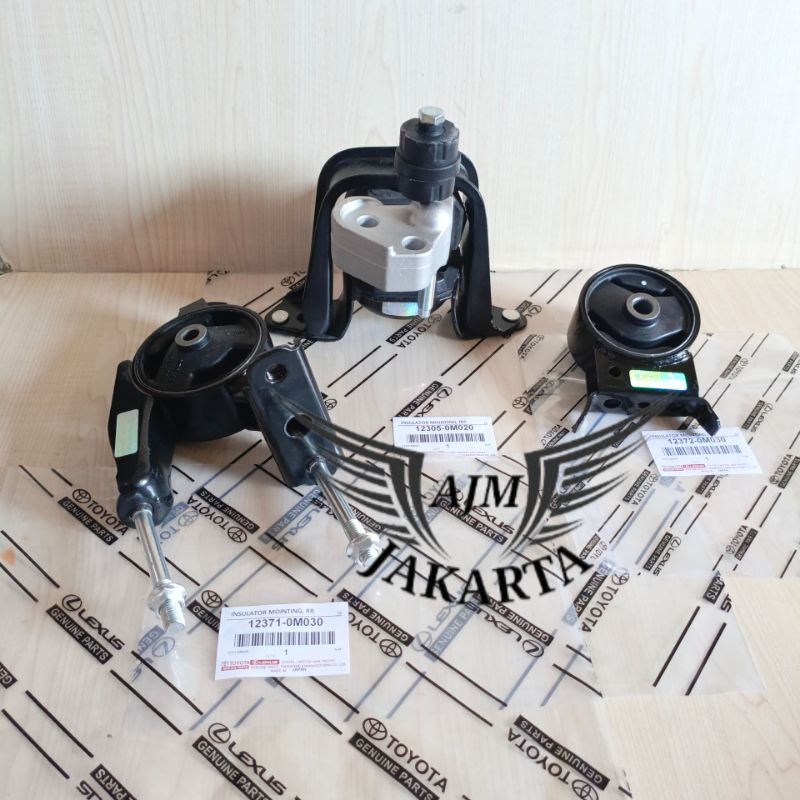 Jual Engine mounting set toyota vios lama old gen 1 2002-2006 AT MT ...