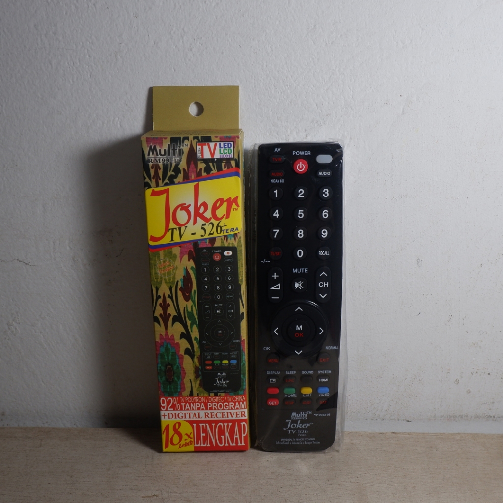 Jual Remote Multi TV Murah Joker TV-512+Tera | Shopee Indonesia