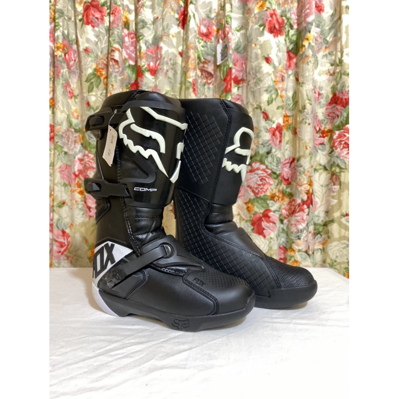 Jual Boots Trail Fox Comp Black White series Bottes 180 Adulte ...