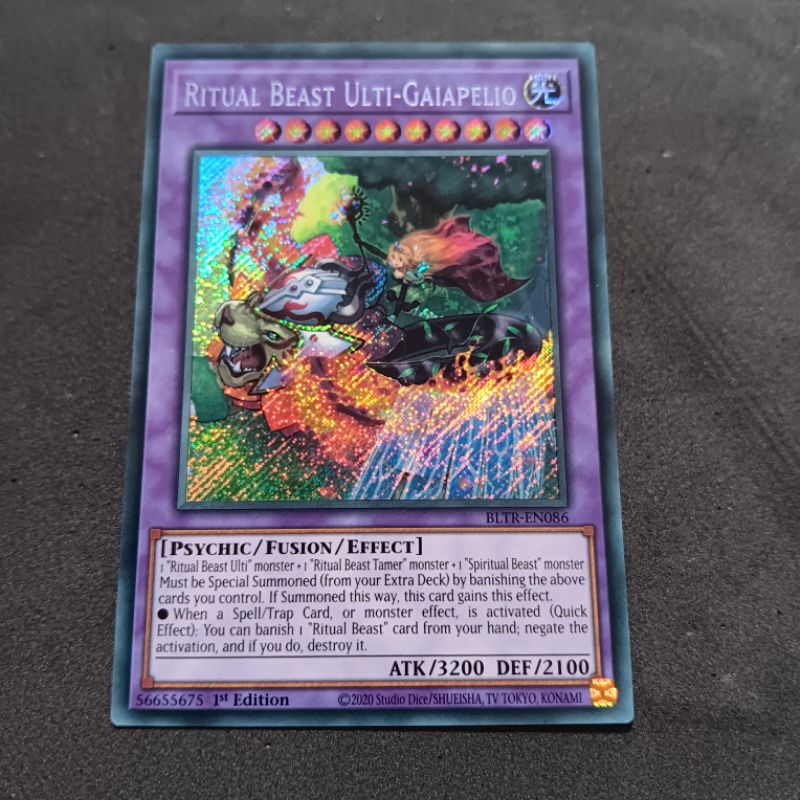 Jual Yugioh Card Ritual Beast Ulti Gaiapelio Secret Rare | Shopee Indonesia