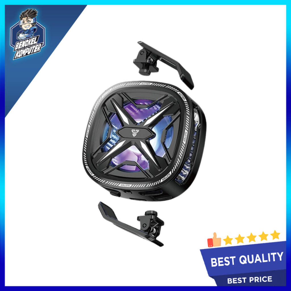 Jual FAN COOLER MOBILE FANTECH PCM10 GLETSER MAX BLACK | Shopee Indonesia