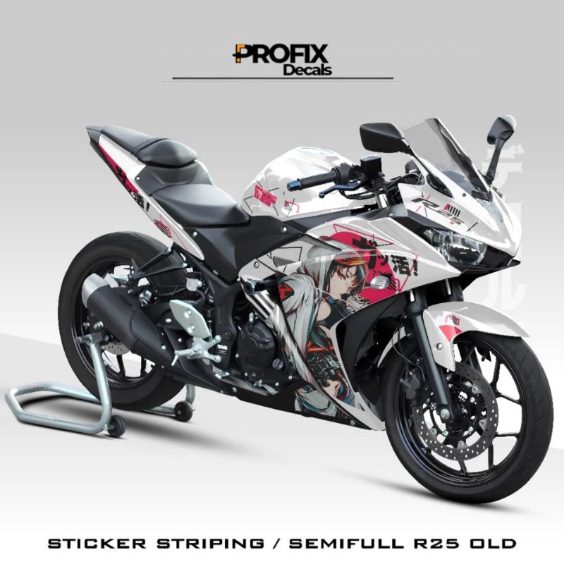 Jual STRIPING SEMIFULL YAMAHA R25 / MOTIF 3 / STIRIPING YAMAHA R25 ...