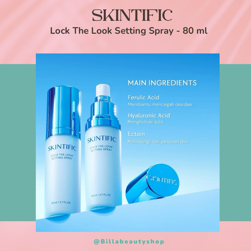 Jual SKINTIFIC Lock The Look Setting Spray - 80 ml | Shopee Indonesia