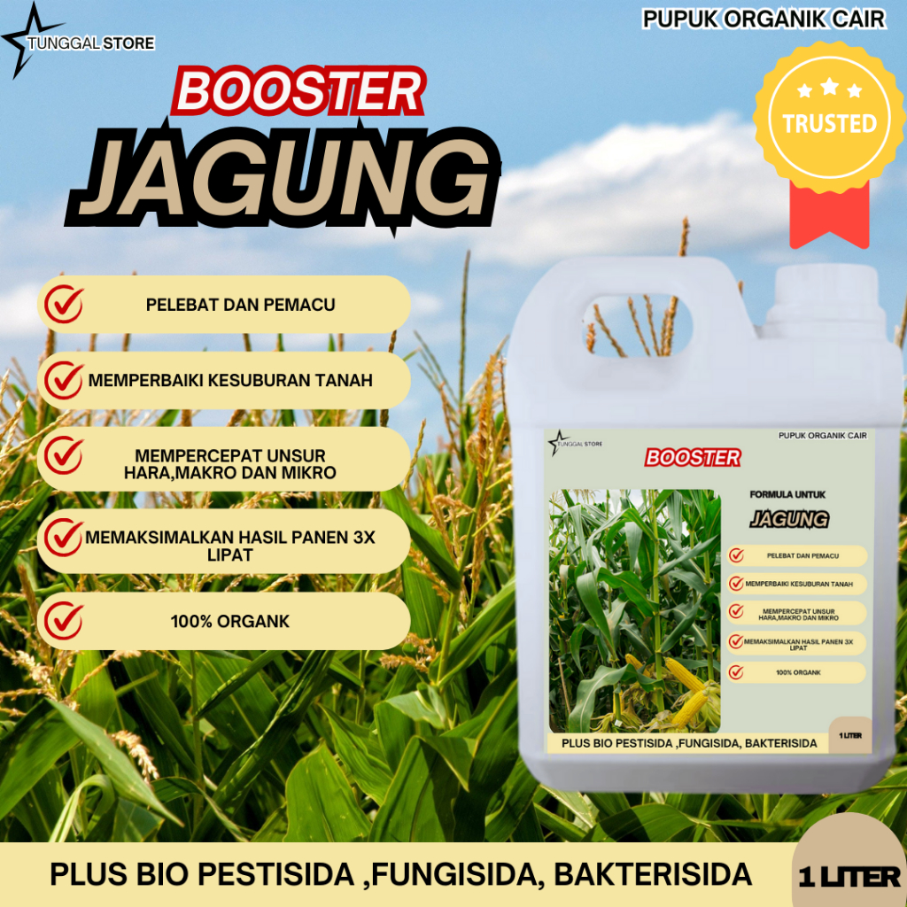 Jual PUPUK ORGANIK CAIR TANAMAN JAGUNG, BOOSTER PELEBAT DAN PERANGSANG TANAMAN JAGUNG MASA ...