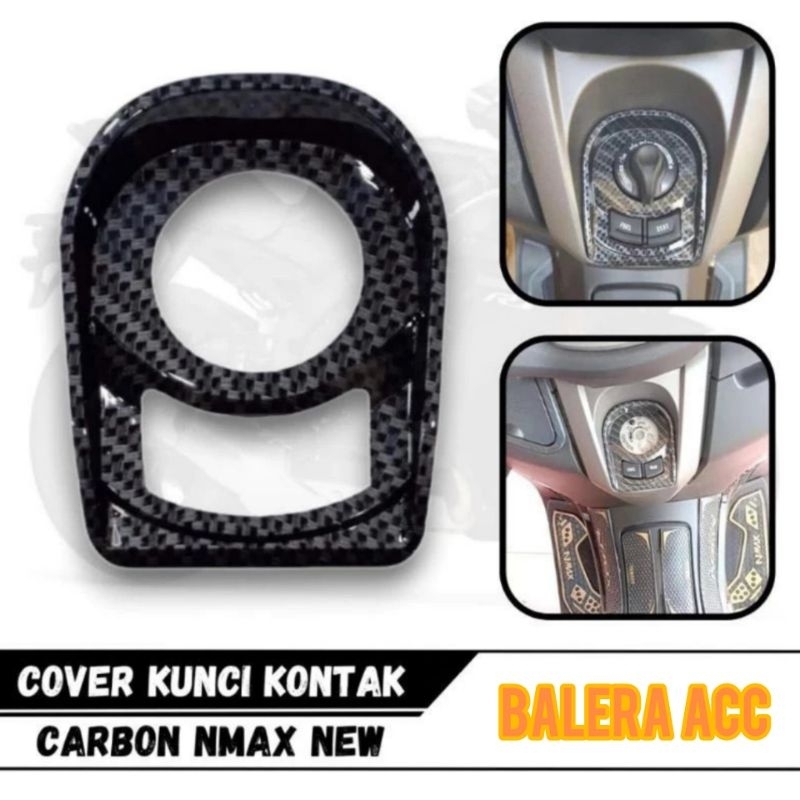 Jual Cover Kontak Kunci Nmax 2020-2024 Carbon Penutup New Nmax Turbo ...