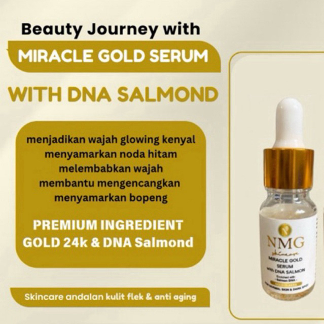 Jual Miracle Gold Serum With Dna Salmond buy1 get1 | Shopee Indonesia
