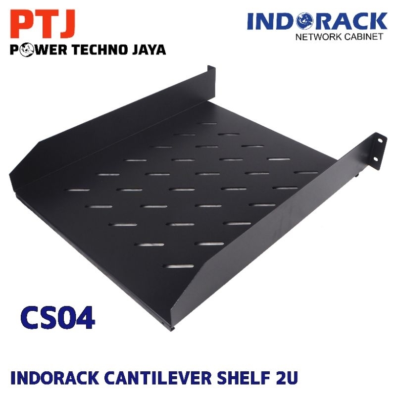 Jual CS04 TATAKAN RACK SERVER INDORACK CANTILEVER SHELF 2U DEPTH 550MM ...