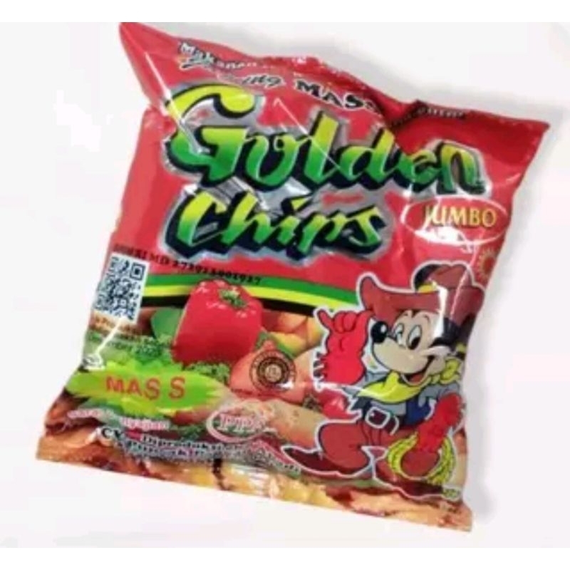 Jual GOLDEN CHIPS 1 RENTENG ISI 10PCS | Shopee Indonesia