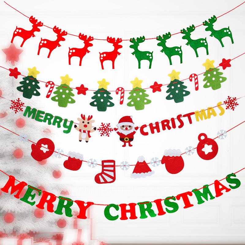 Jual Banner Natal Garland Premium Backdrop Hiasan Dekor Christmas ...