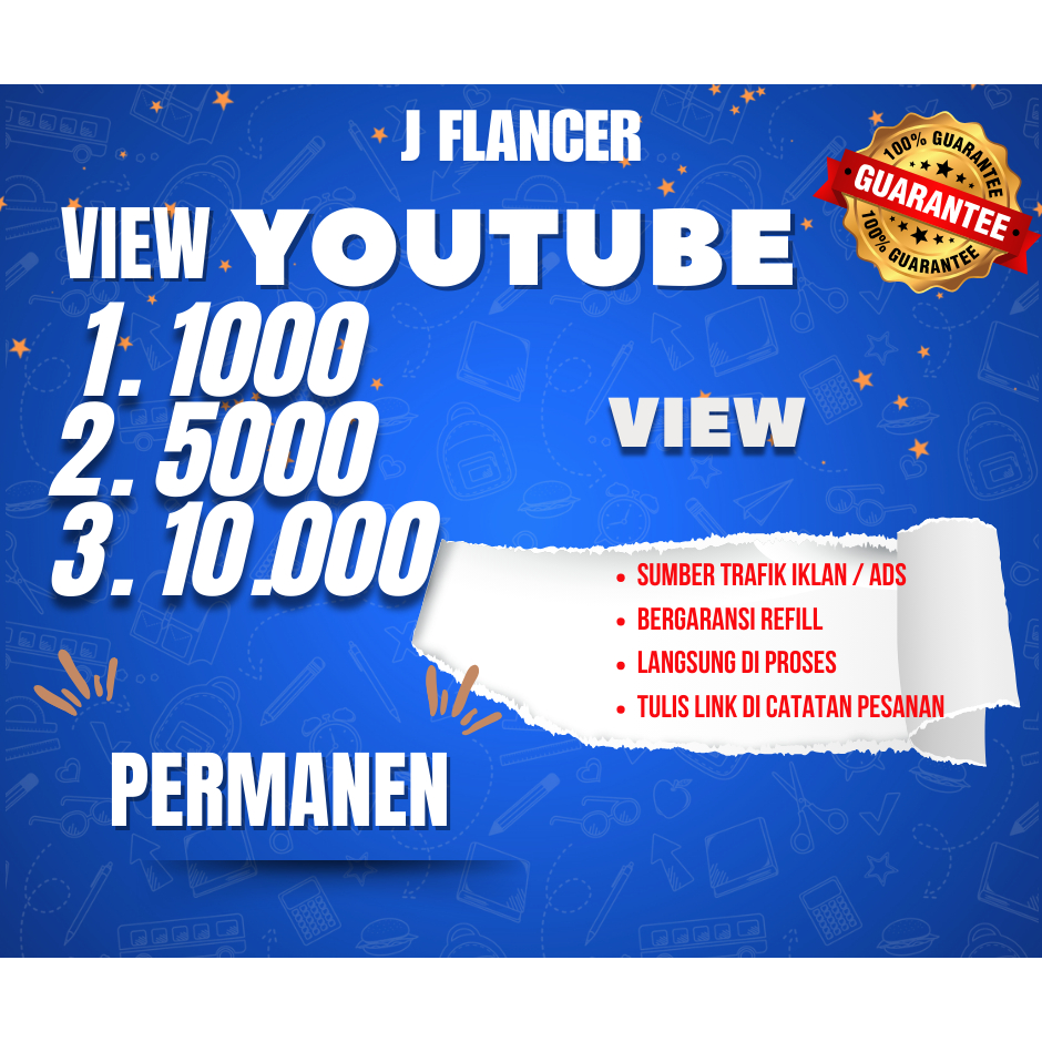 Jual VIEW YOUTUBE PERMANEN SUMBER TRAFIK IKLAN | Shopee Indonesia