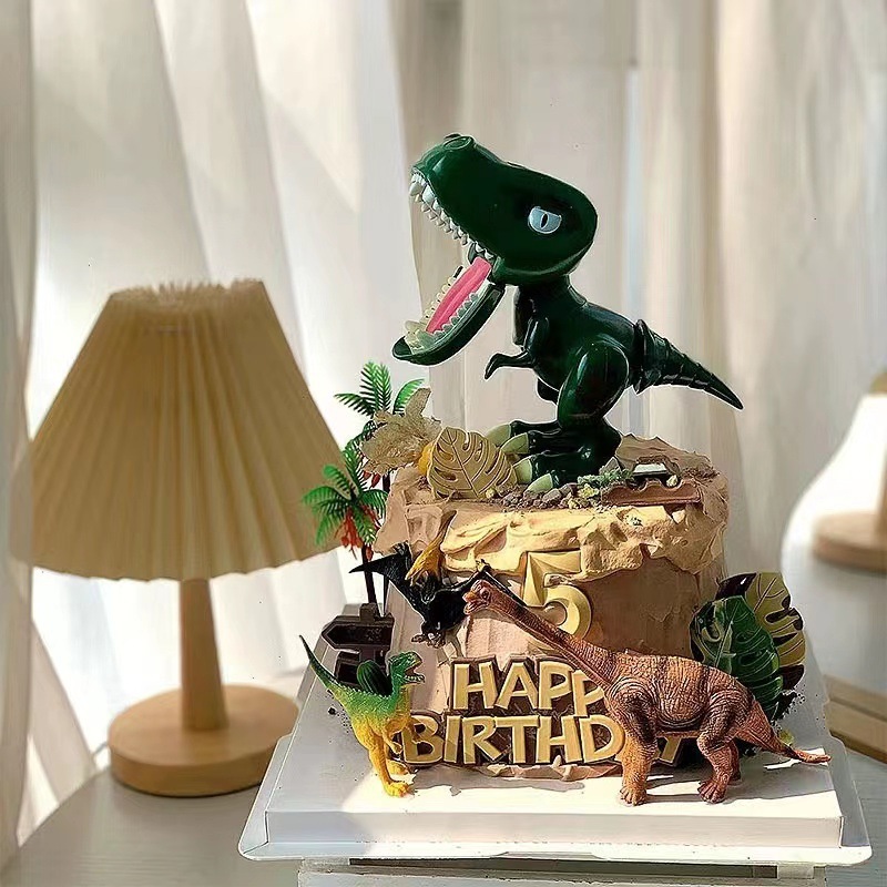 Jual [TOPPER DINO] Cake Topper Ulang Tahun Dino, Topper Cake Happy ...