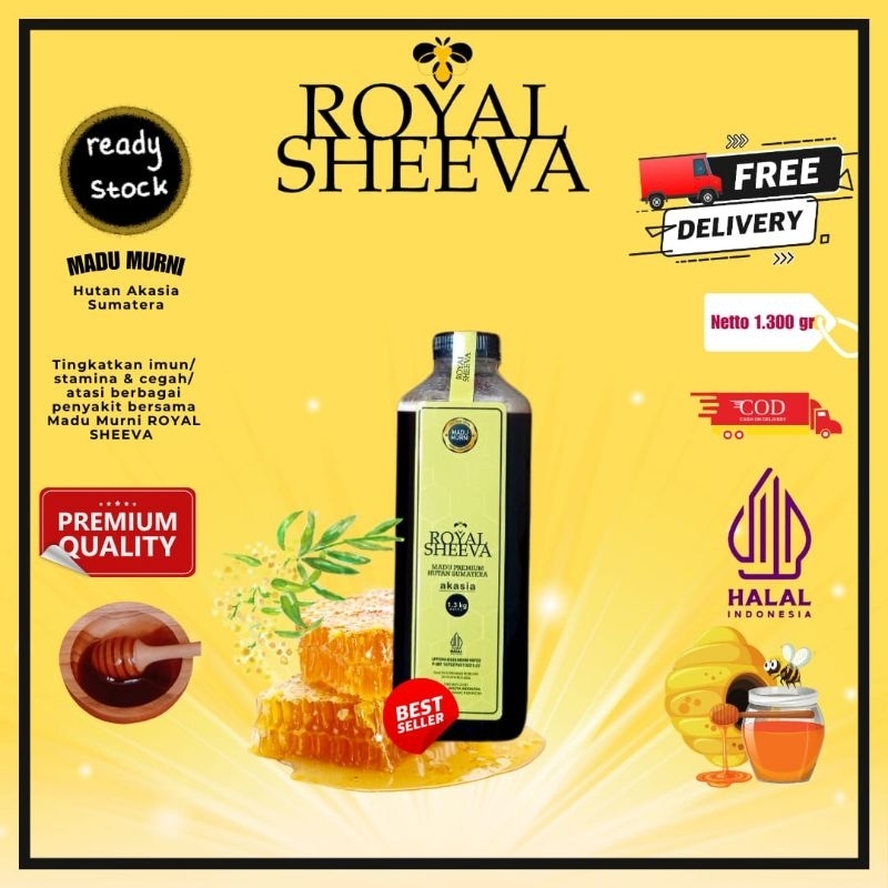 Jual Madu Murni Royal Sheeva 1300gr Madu Premium Madu Hutan Akasia ...