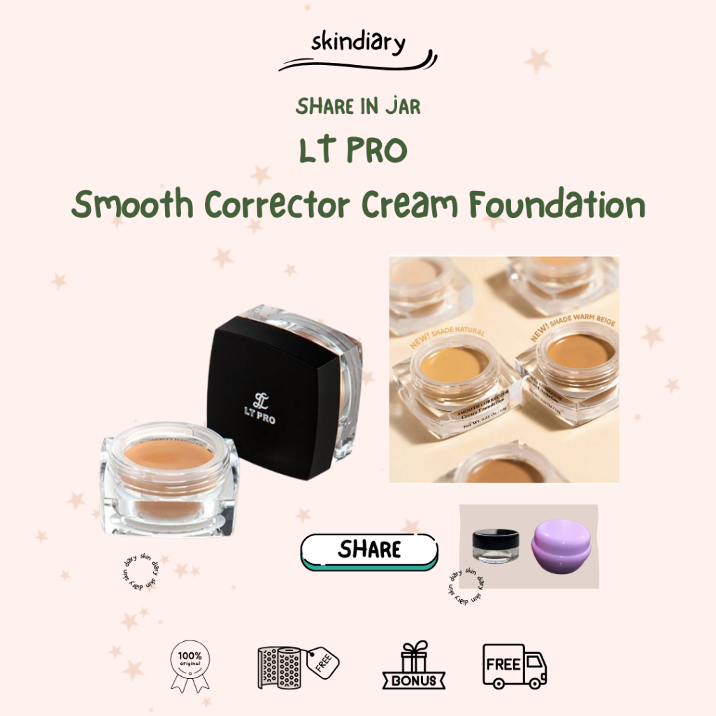 Jual Share in Jar LT PRO Smooth Corrector Cream Foundation | Lt pro ...