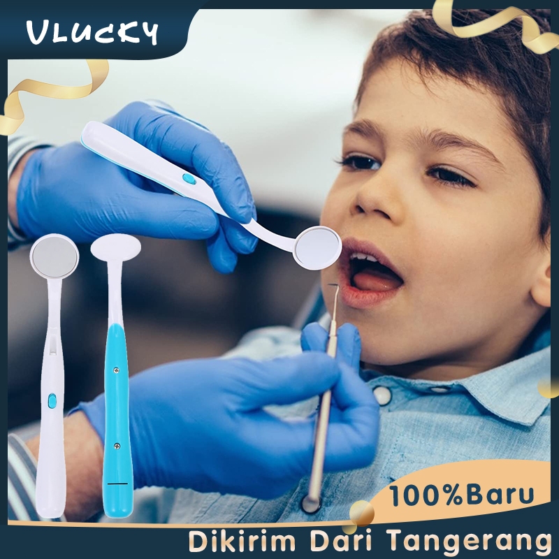 Jual Dental Mirror Kaca Mulut Gigi LED Mulut Kacamulut Front Surface ...