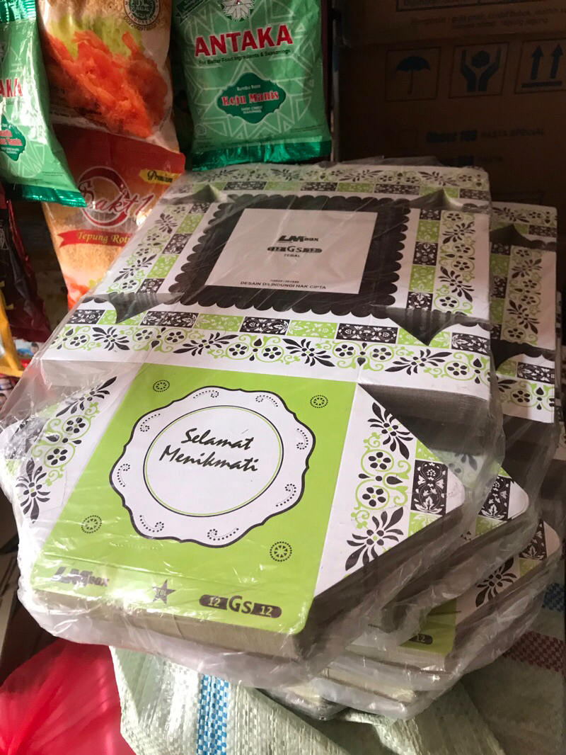 Jual Box Snack segiempat Wadah snack dan makanan wadah nasi kotak ...