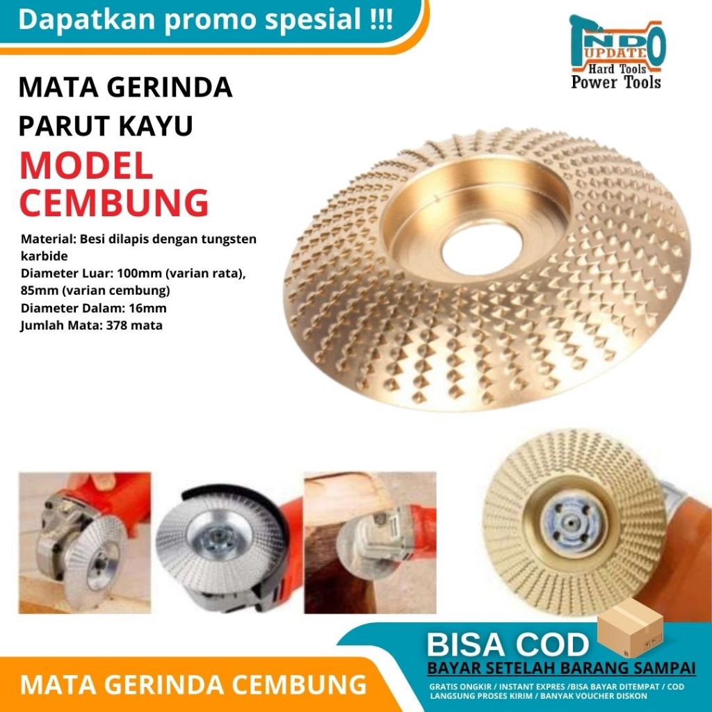 Jual Mata Cembung Poles Kepala Gergaji Wheel Rotary Angle Grinder Blade ...