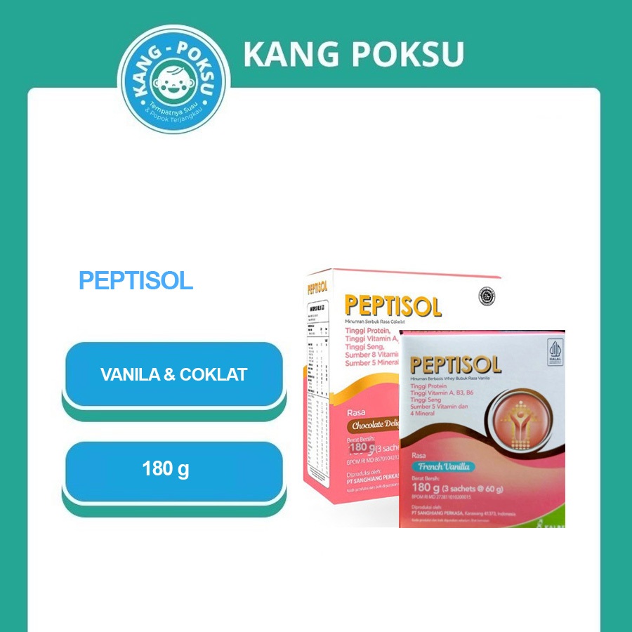 Jual PEPTISOL VANILA COKELAT - NUTRISI TINGGI PROTEIN RENDAH RESIDU ...