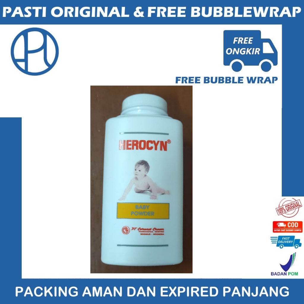 Jual HEROCYN BABY POWDER BOTOL BEDAK BAYI | Shopee Indonesia