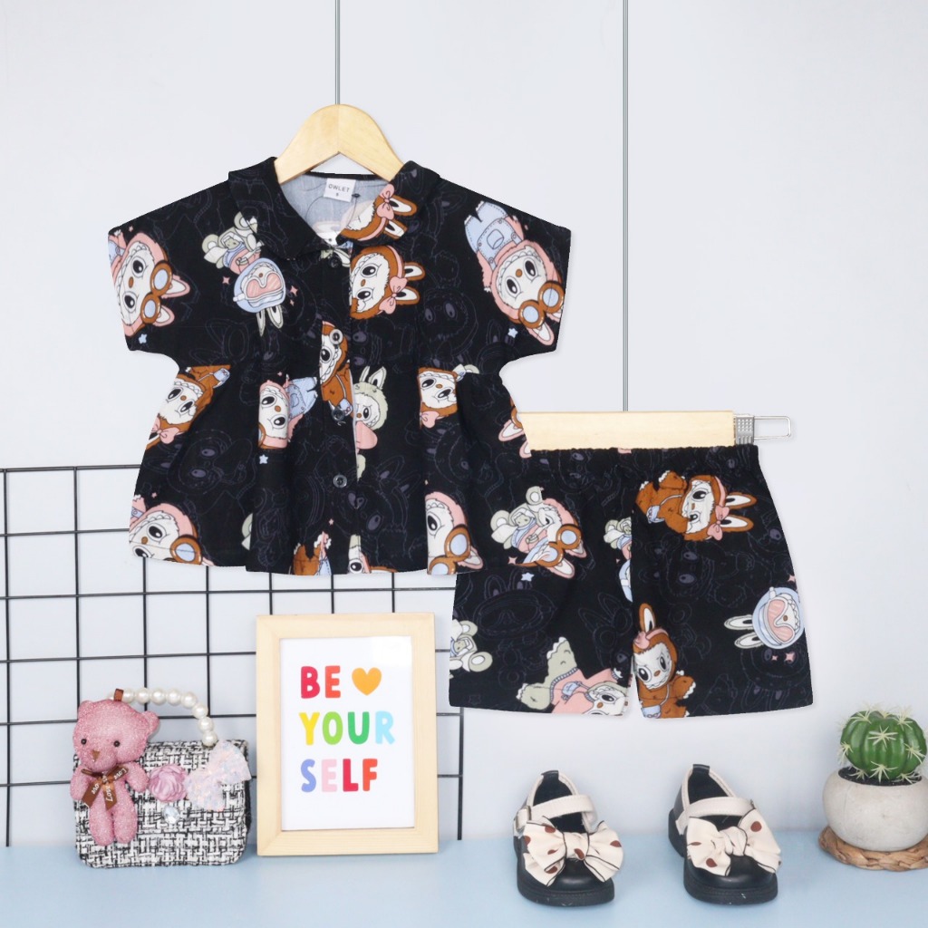 Jual owlet - setelan anak perempuan / setelan rayon anak / baju anak ...