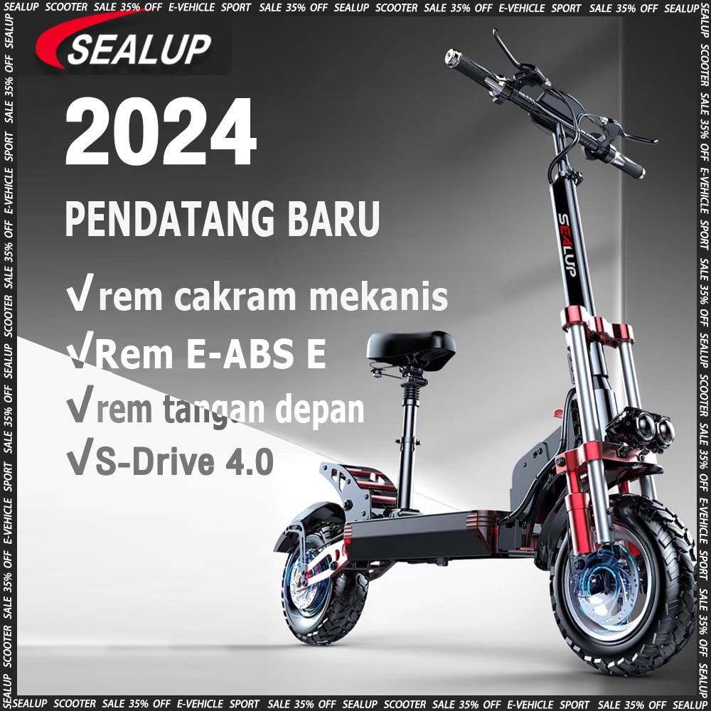 Jual Skuter Listrik SEALUP Q22 Electric Scooter 48V 1000W 12inch ban ...