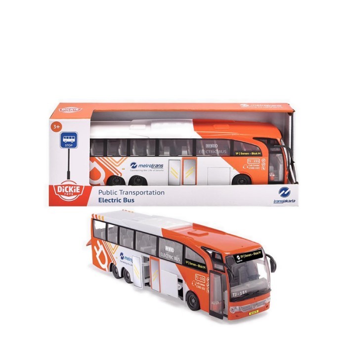 Jual Diecast Bus Transjakarta Public Transportation Electric Bus ...