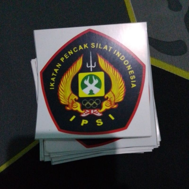 Jual Sticker IPSI Ikatan Pencak Silat Indonesia Hitam | Shopee Indonesia