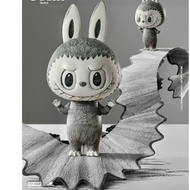 Jual the monsters MEGA LABUBU 400% sketch LIMITED EDITION | Shopee ...