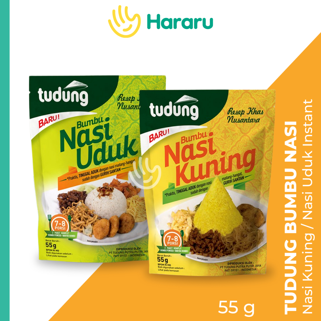 Jual Tudung Bumbu Nasi Uduk / Nasi Kuning Instant 55gr | Shopee Indonesia