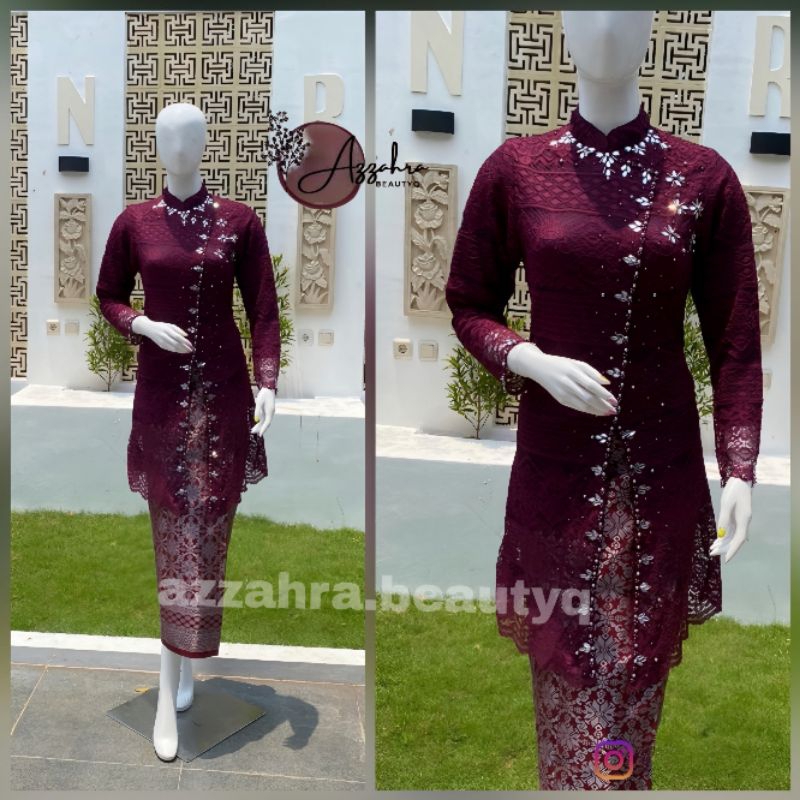 Jual kebaya modern full payet // kebaya modern mewah // kebaya ...