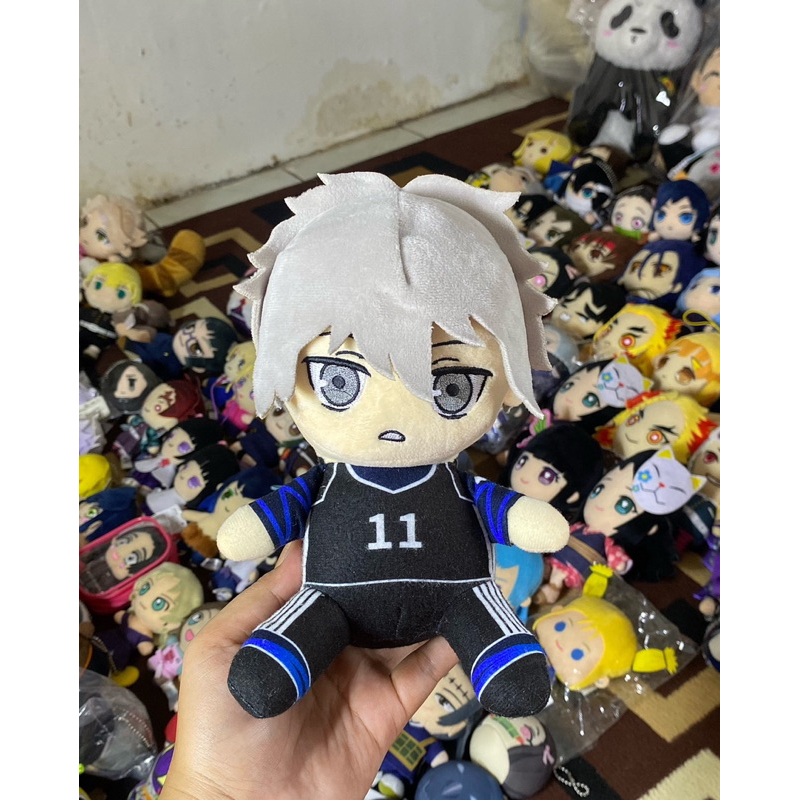 Jual Blue Lock Nagi Seishiro Sitting Plush Official Merch | Shopee ...