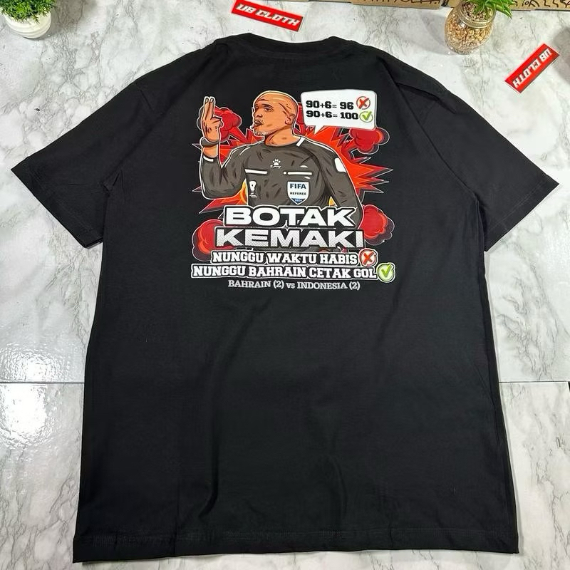 Jual Kaos Baju Botak Kemaki Wasit Kaos Mafia Bola Kaos Wasit Bahrain ...