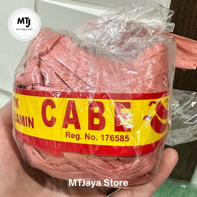 Jual tali rafia kecil mini merk Cabe isi 40gram ikat paket barang ...