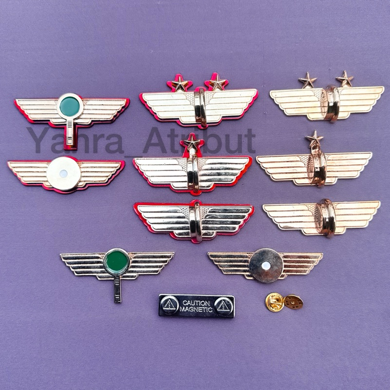 Jual Pin WING KAI Kereta api Masinis asissten ppka kondektur penyelia ...