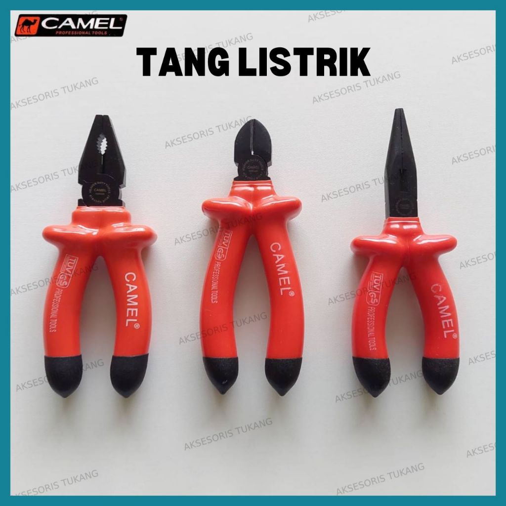 Jual Tang Listrik Kombinasi Potong Lancip Camel Kabel Elektronik Tang Biasa Multifungsi | Shopee ...