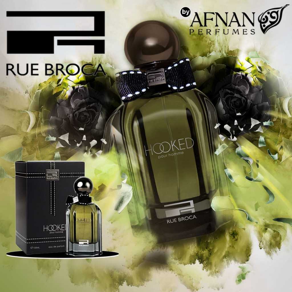 Jual Rue Broca by Afnan Hooked Pour Homme for Men EDP 100 ml | Shopee ...
