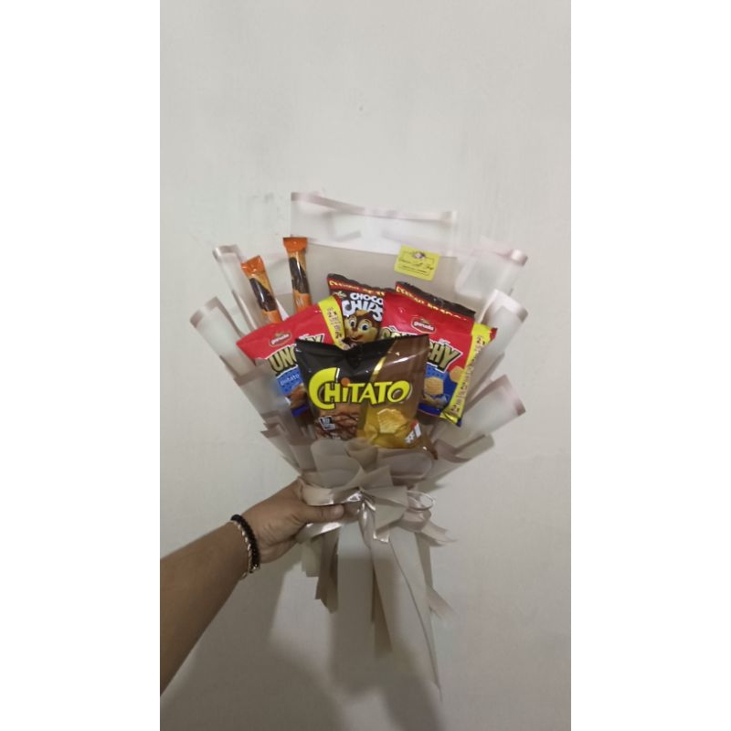 Jual bouquet snack kombi bunga | Shopee Indonesia
