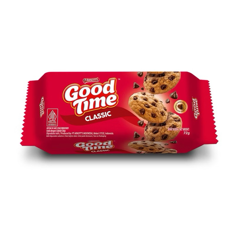 Jual Good Time Chocochips Cookies 72 gr | Shopee Indonesia