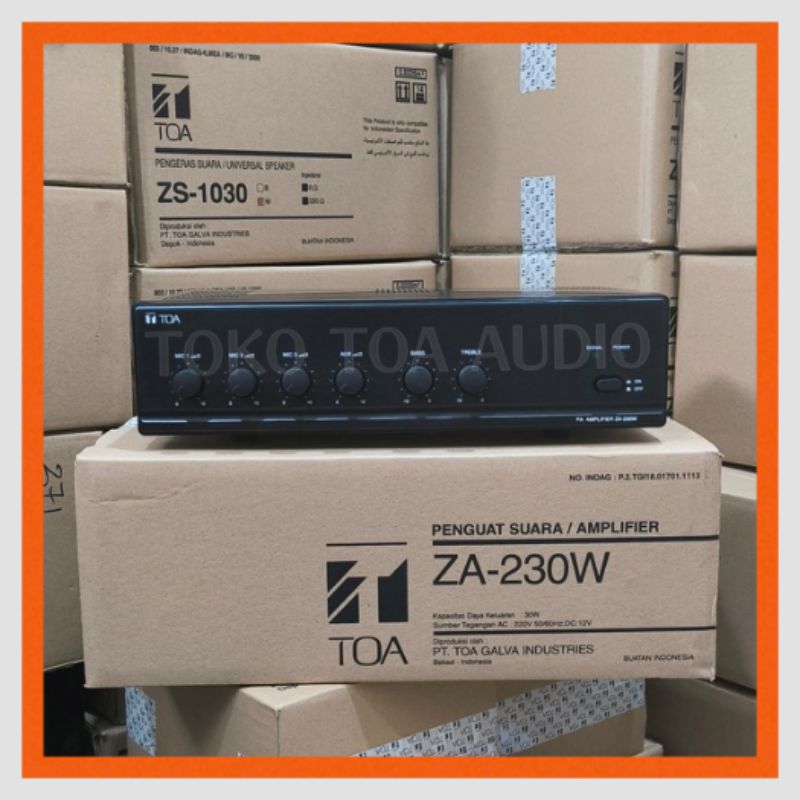 Jual Mixer amplifier TOA 30 watt ZA-230W ZA 230 ampli toa masjid | Shopee Indonesia