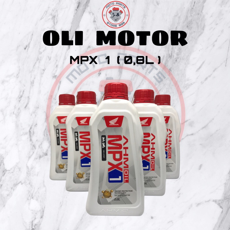 Jual OLI MESIN MOTOR MPX 1 0,8L 800ML 10W-30 API SL 4T (ORIGINAL) | Shopee Indonesia