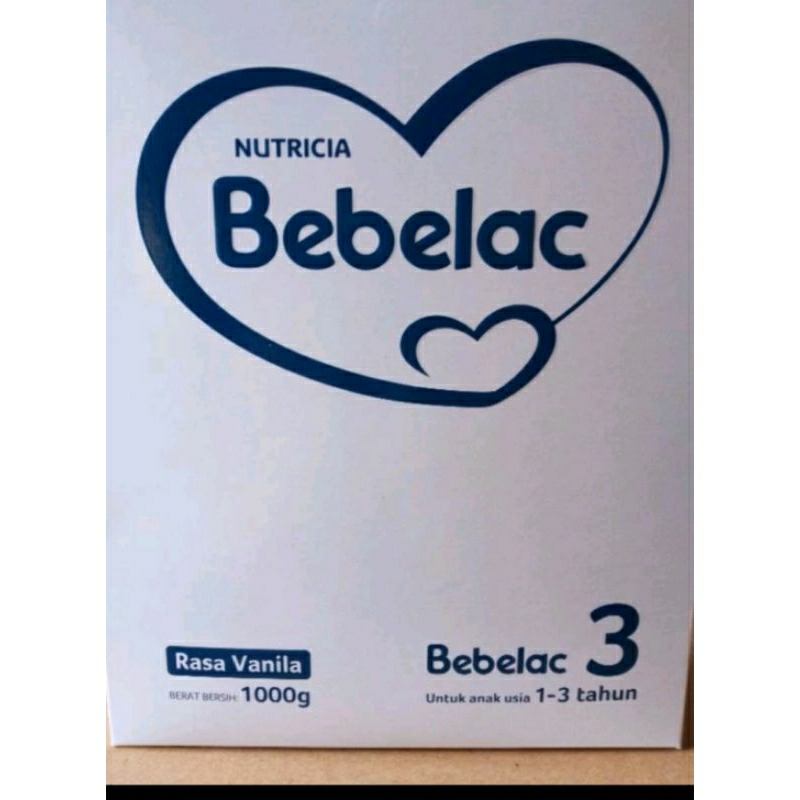 Jual Bebelac 3 Vanila / Madu 1000 g (Kardus Putih) | Shopee Indonesia
