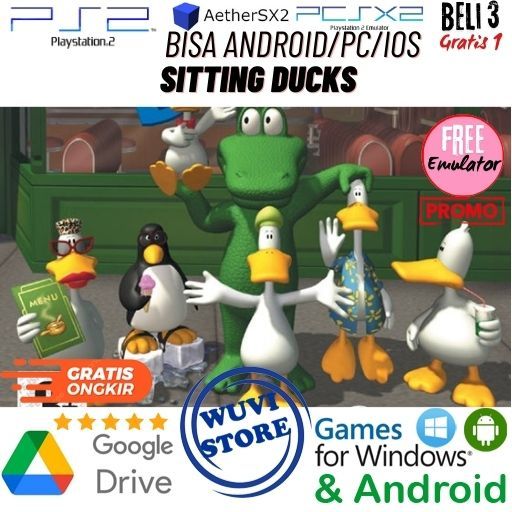Jual PS 2 Sitting Ducks | Bisa di PC / Android / IOS Plus Emulator | Beli 3 Gratis 1 | Shopee ...
