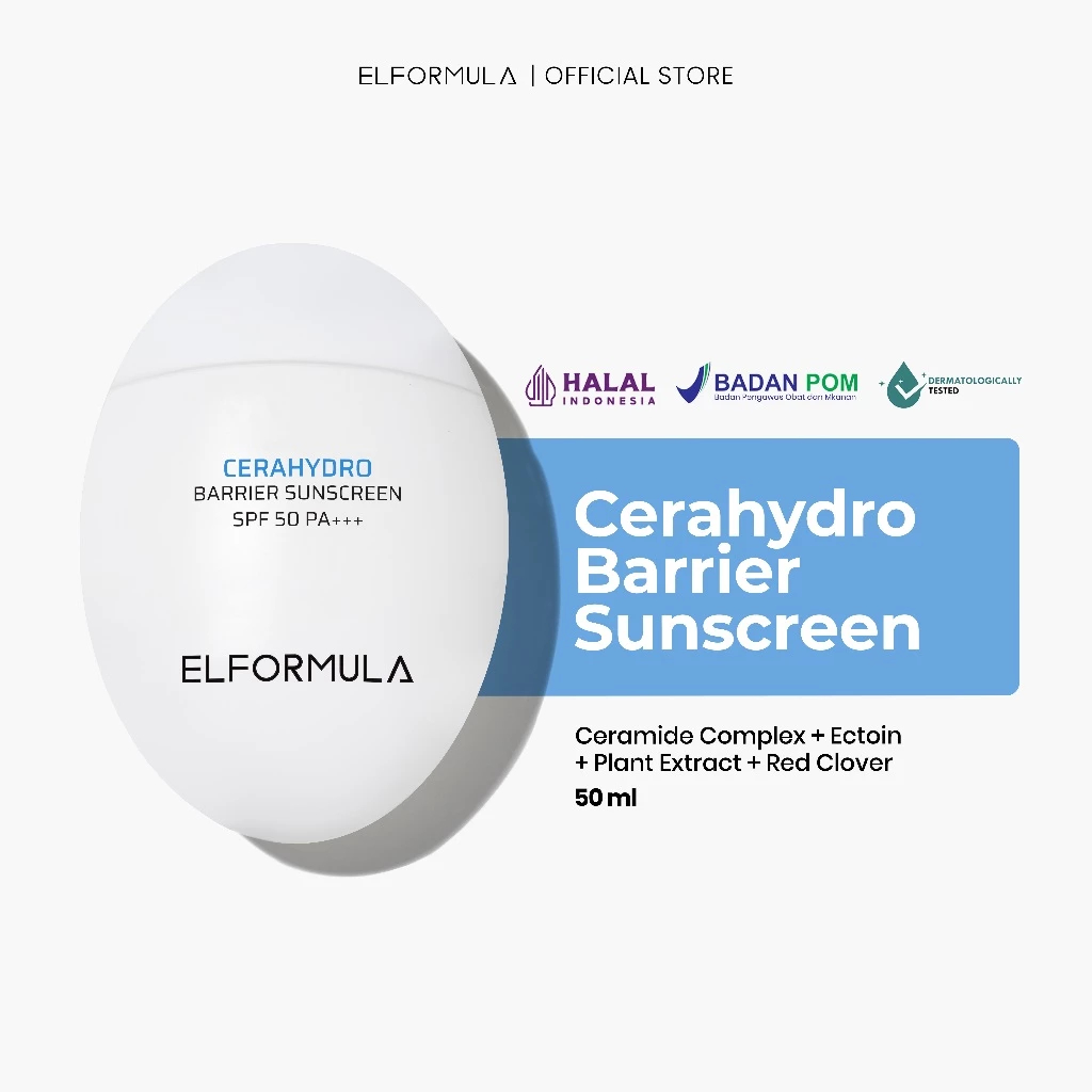 Jual ELFORMULA Intensive CeraHydro Barrier Repair Sunscreen SPF 50 ...
