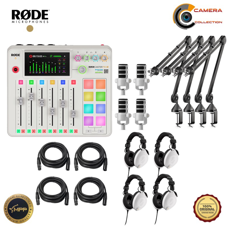 Jual RODE RodeCaster Pro II Ultimate Podcaster Bundle Four-person ...