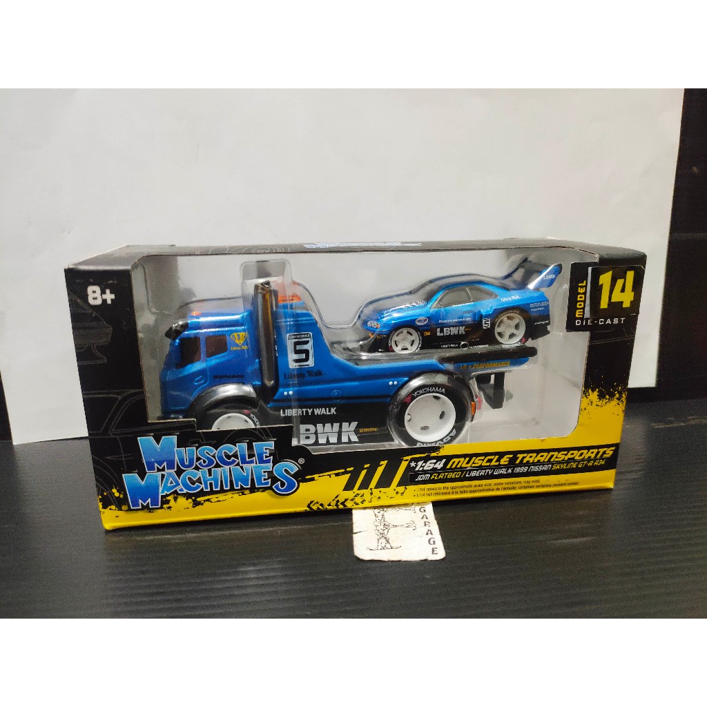 Jual Maisto Muscle Machines Machine LBWK Transports JDM Flatbed Liberty ...