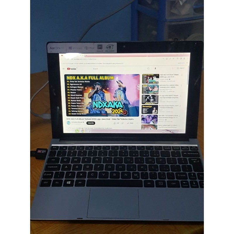 Jual NOTEBOOK TABLET ACER ASPIRE ONE 10 TOUCHSCREEN MINUS CEK DESKRIPSI ...