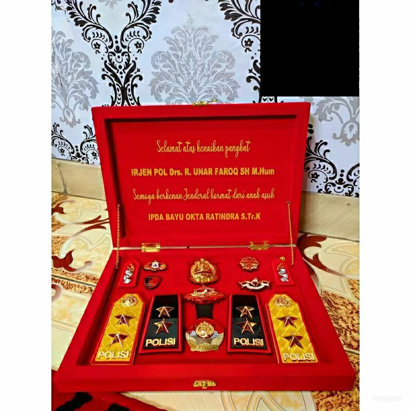 Jual PANGKAT IRJEN POL SET BOX BINTANG 2 PDH PDU COSTUM ISI UCAPAN ...